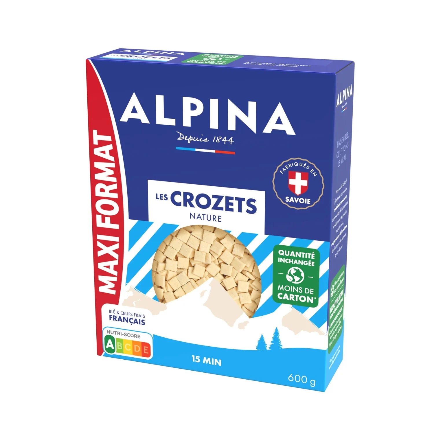 Les Crozets nature pasta | 600g – Les Belles Saveurs